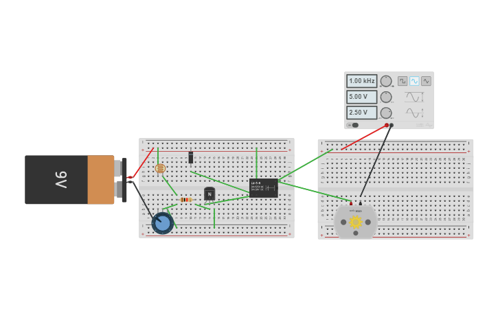 Circuit design sensor 2 - Tinkercad
