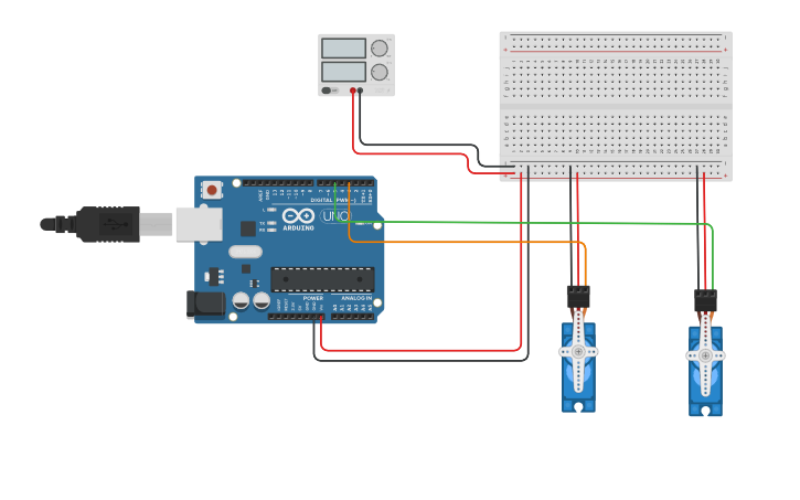 Circuit design Scara_from_array | Tinkercad