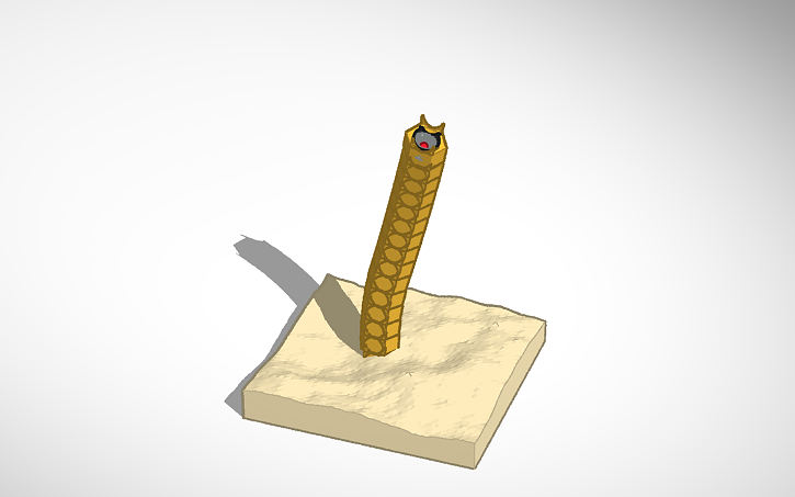 3D design Sand Wyrm - Tinkercad