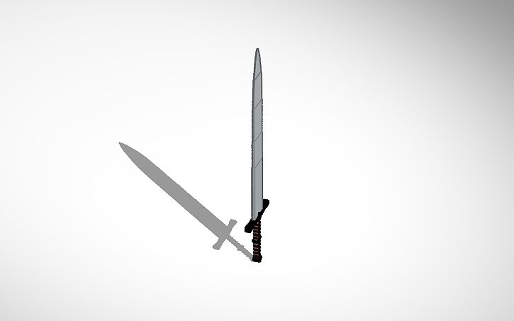 3d Design Sword Tinkercad