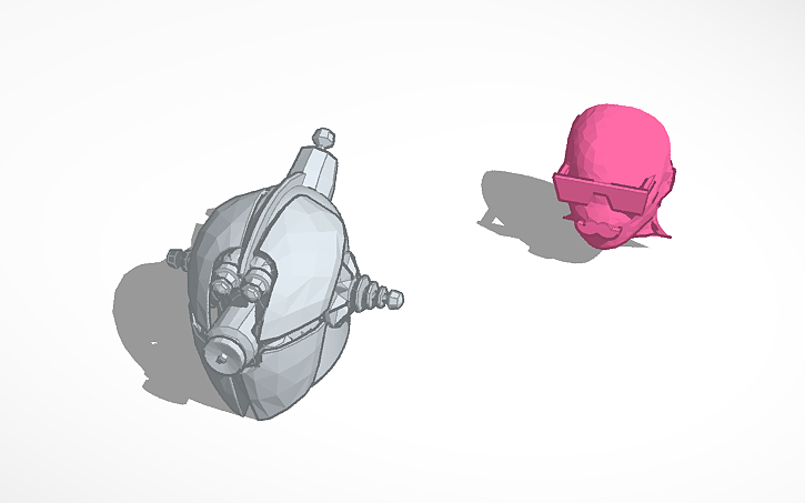 3D design Copy of Fallout Assaultron - Tinkercad