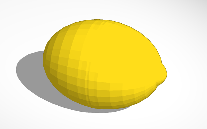 3D design Lemon - Tinkercad