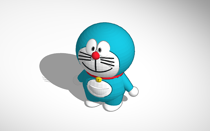 3D design Doraemon_Base - Tinkercad