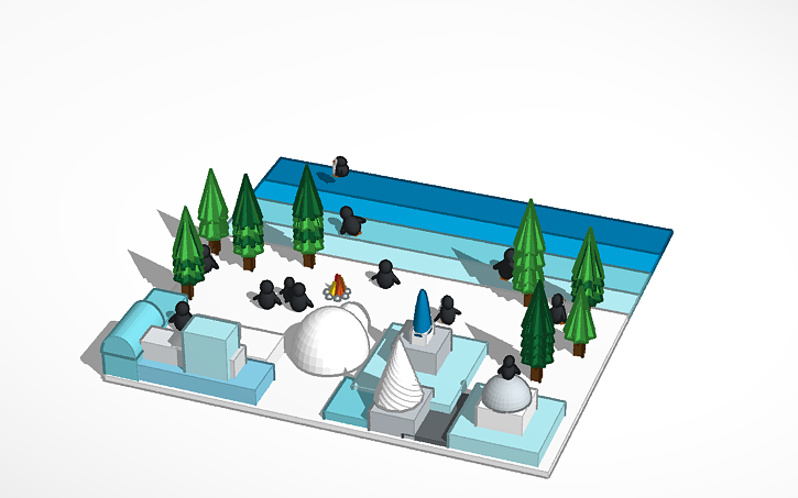 3D design Penguins | Tinkercad