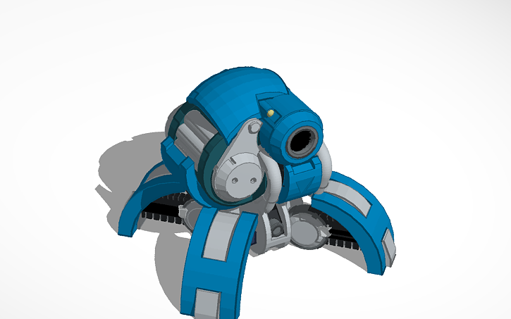 3D design Copy of crab turret | Tinkercad