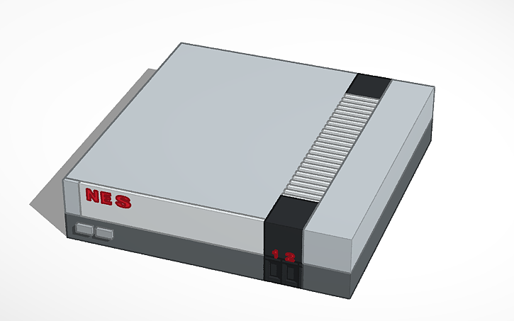 3D design NES - Tinkercad