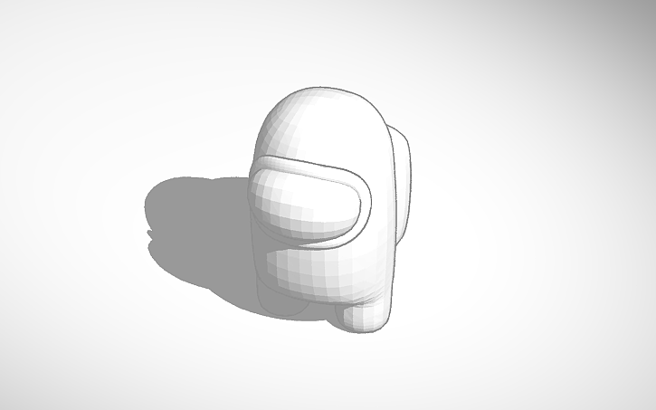 3D design Among Us character - Tinkercad