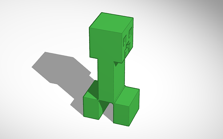 3D design minecraft mob - Tinkercad
