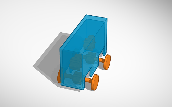 3D design Automaton powered car - Tinkercad
