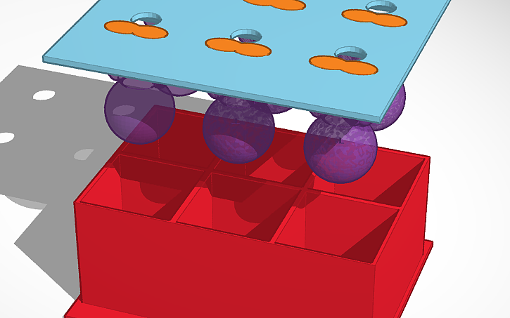 3D design Keshi Mold 6 pack - Tinkercad