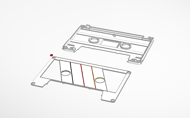 3D design Razzmatazz cassette - Tinkercad