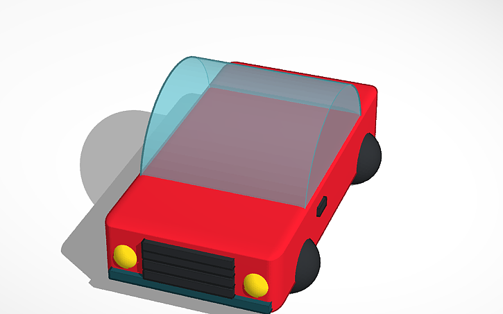 3d Design Car Tinkercad