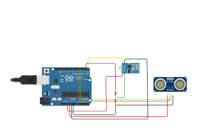 Circuit Design Esp8266 Thingspeak Tinkercad