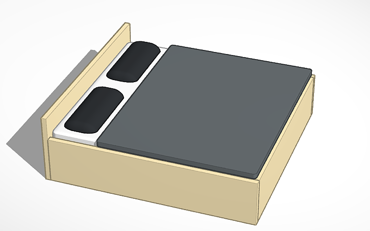 3D design Bed - Tinkercad