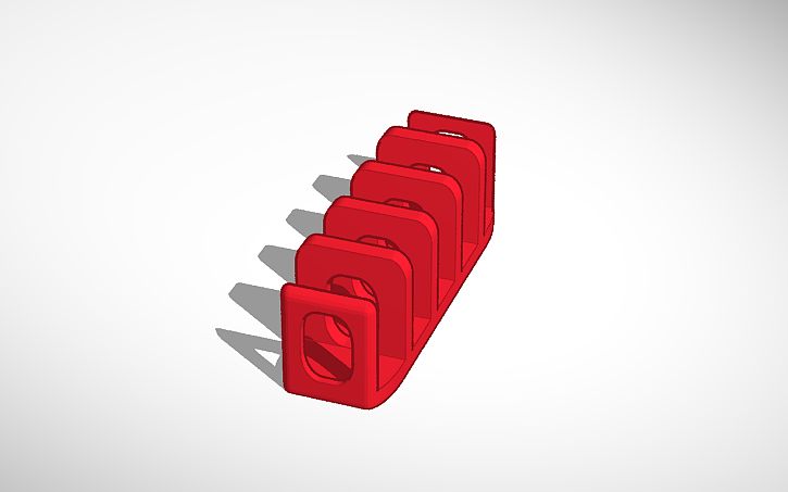 3D design Spice bag Organizer - Tinkercad