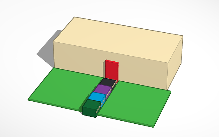 3D design Cool house - Tinkercad