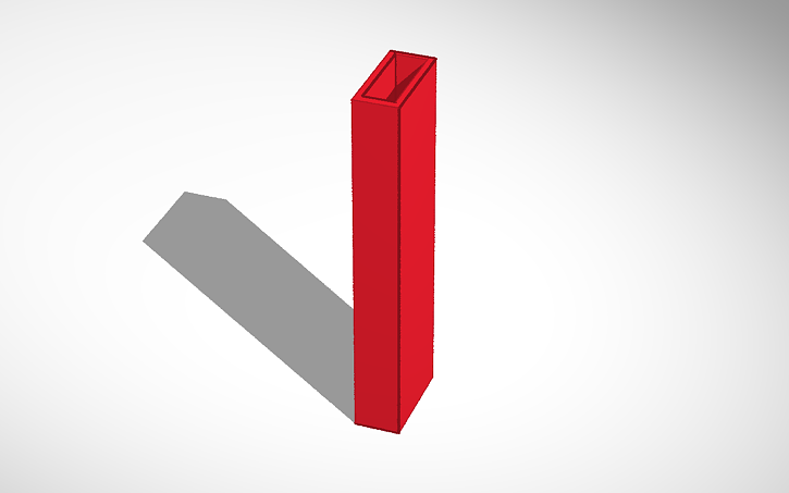 3D design pencil case - Tinkercad
