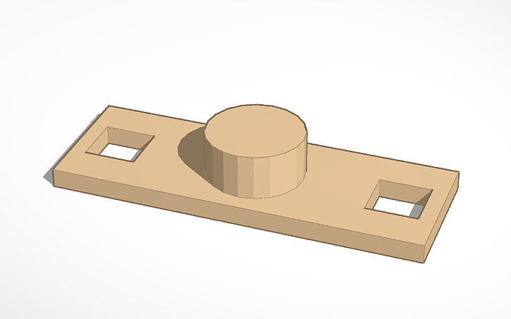 3D design Tandem light switch bar a work in progress - Tinkercad