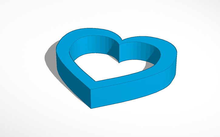 3D design Heart - Tinkercad