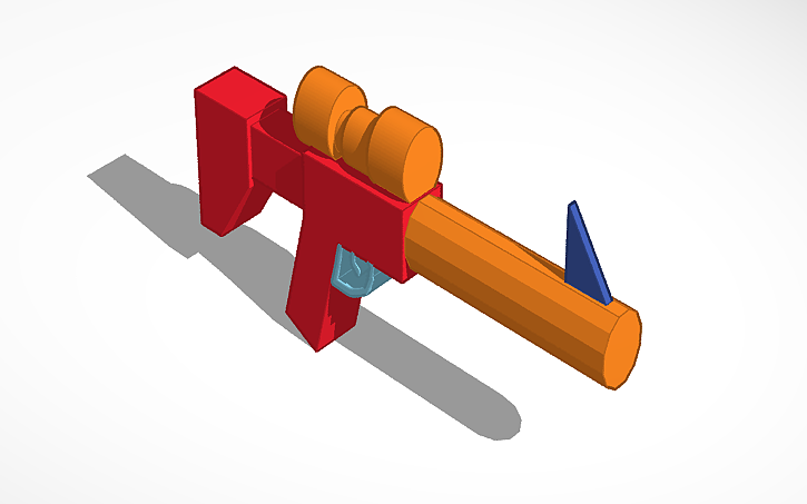 3d Design Toy Gun Tinkercad