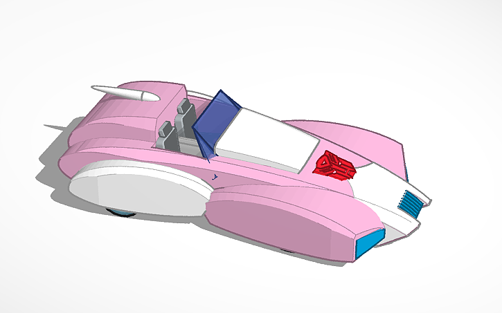 3D design Arcee G1 Vehicle Form - Tinkercad