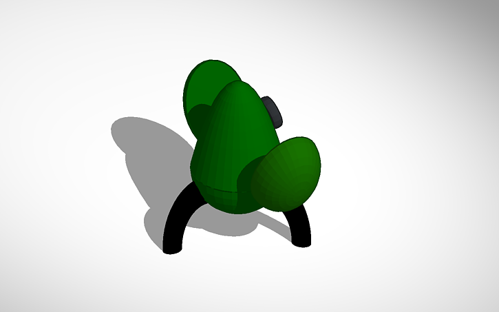 3D design Defective Turret - Tinkercad