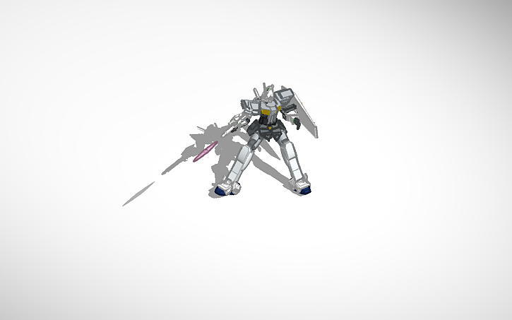 3D design Gundam - Tinkercad