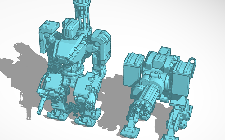 3d Design Bastion Overwatch Tinkercad