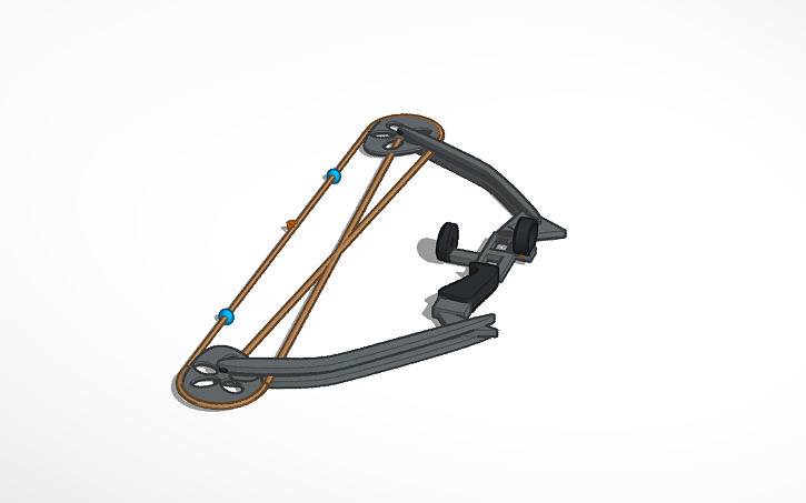 3D design Compound Bow - Tinkercad