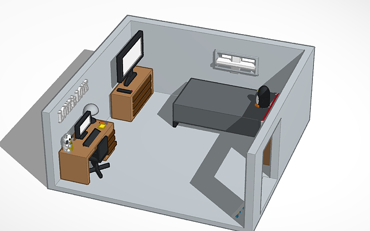 3D design My Room - Tinkercad