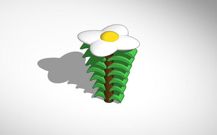 3D design Flower - Tinkercad