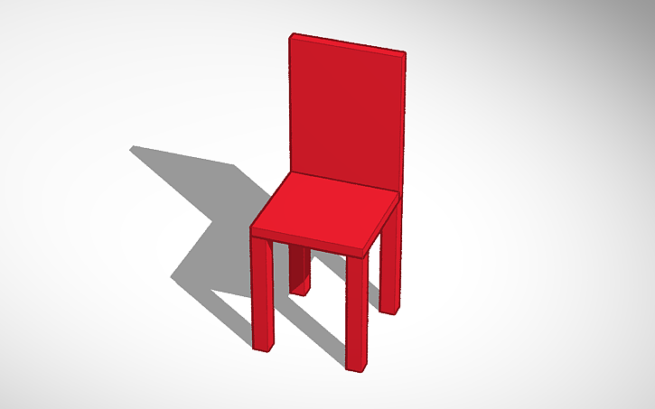 3D design Chair - Tinkercad