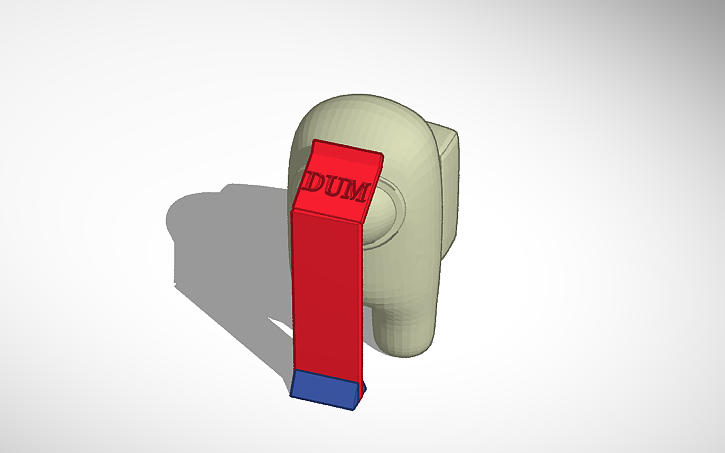3D design Among Us DUM v.4 | Tinkercad