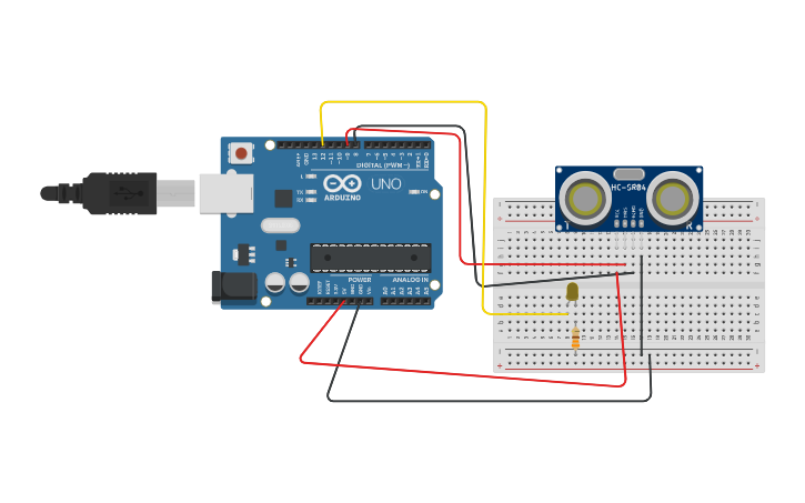 Circuit Design Sensor De Movimiento Tinkercad