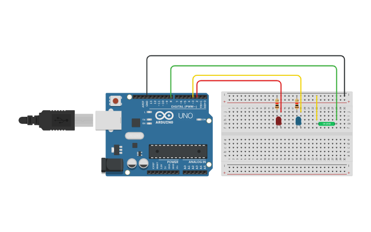 Circuit design Tilt Sensor - Tinkercad