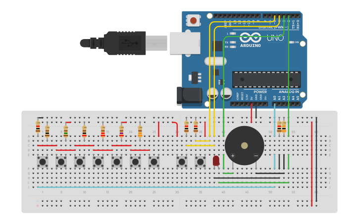 Circuit Design Keyboard With Playback Tinkercad