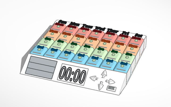 3D design Medical Alert Pill Box - Tinkercad