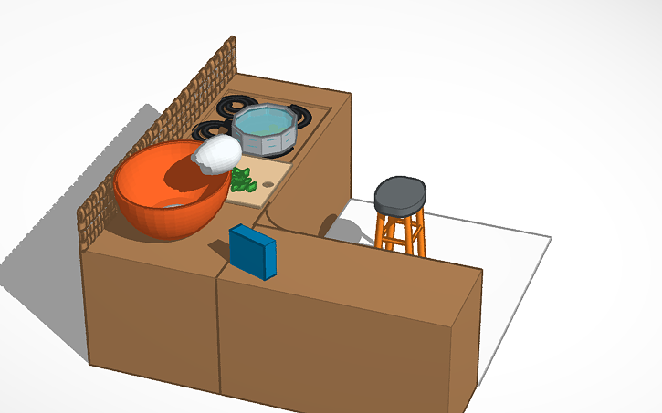 3D design Kitchen - Tinkercad