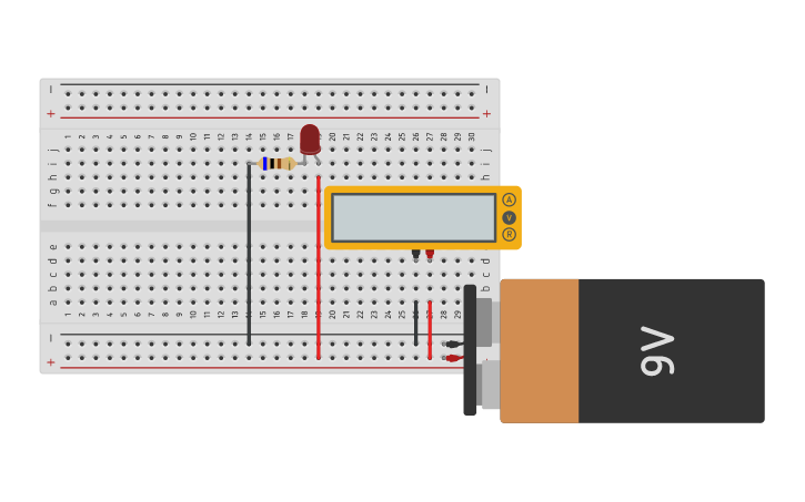 Circuit design Multimeter - Tinkercad