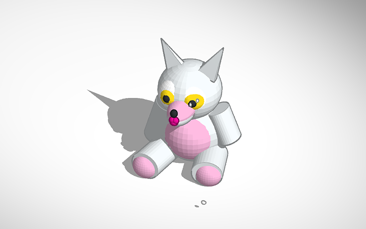 3D design Mangle Plushie-Madeleine | Tinkercad