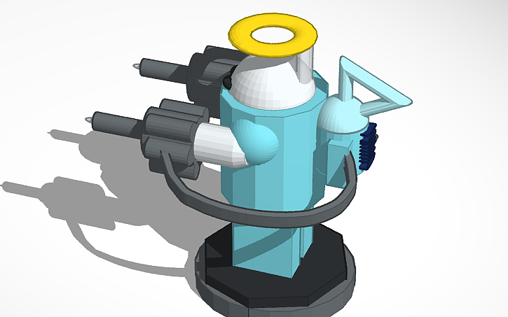 3D design Security angelbot keychain | Tinkercad