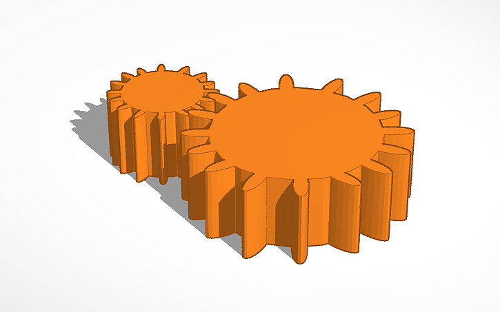3D design Gears - Tinkercad