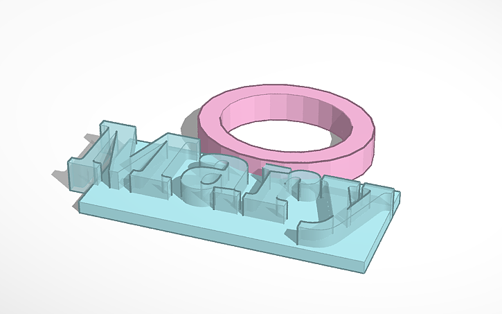 3D design Mary - Key Chain Design | Tinkercad