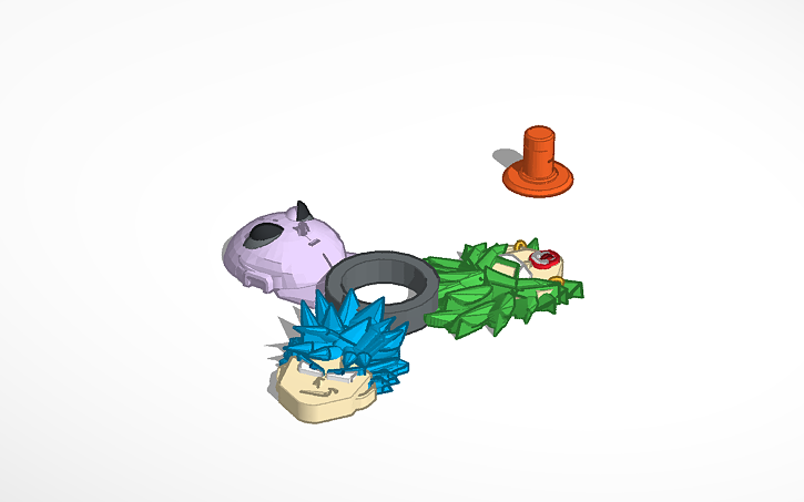 3D design Dragonball Super Spinner - Tinkercad