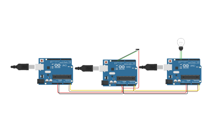 Circuit design Comunicazione Seriale Tra Più Arduino - Tinkercad Circuit design Comunicazione Seriale Tra Più Arduino - Tinkercad