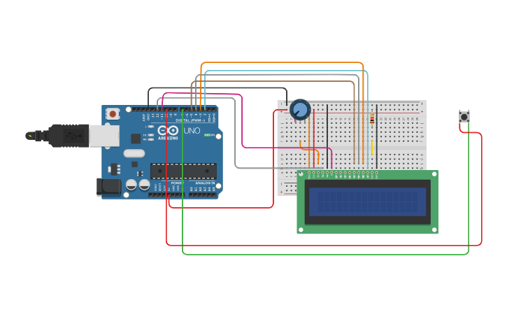 Circuit design Copy of control display lcd 16x2 en arduino - Tinkercad