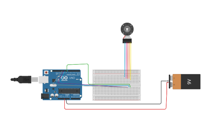 Circuit design SENSOR . - Tinkercad