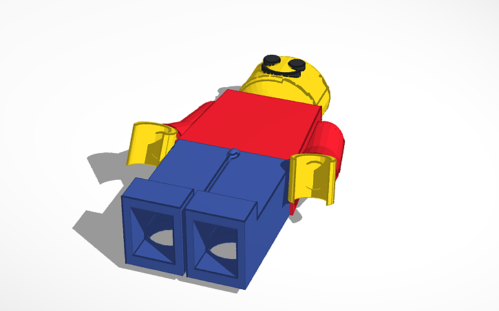 3D design lego man - Tinkercad