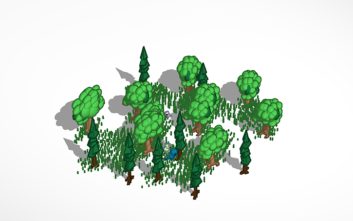 3D design Forest hunt - Tinkercad