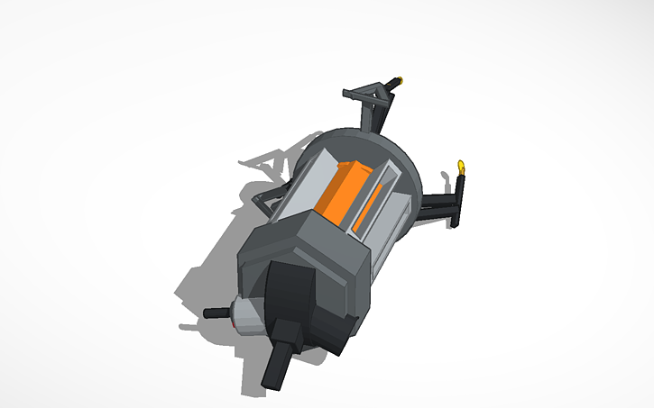3D design gravity gun - Tinkercad